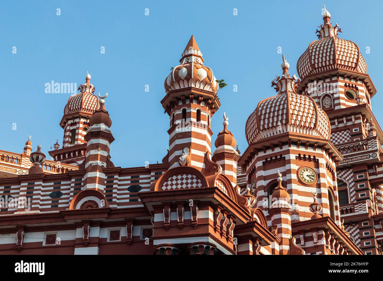 Exterior of the Jami Ul-Alfar Mosque, known colloquially as the Samman ...