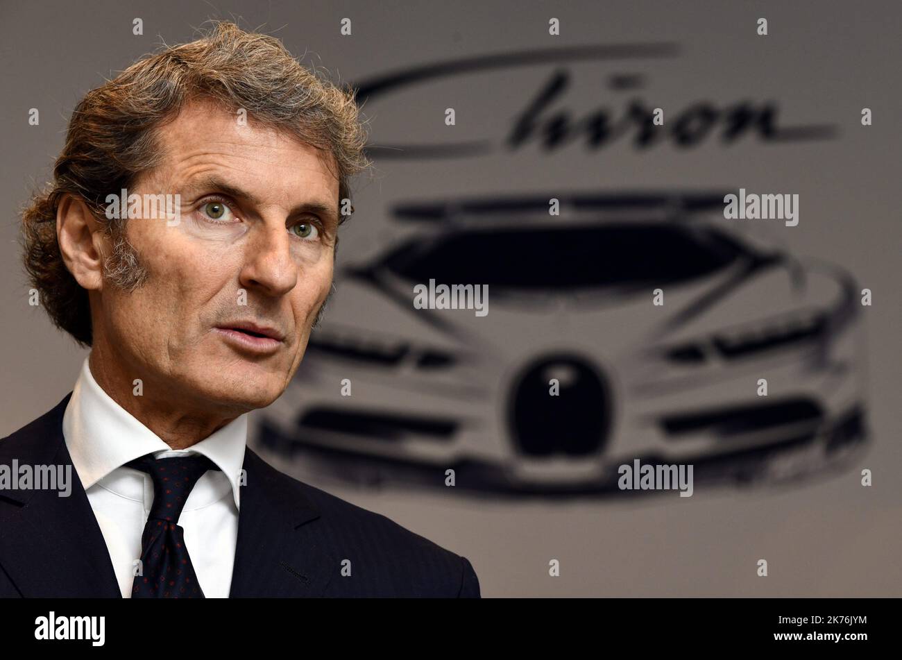 Stephan WINKELMANN, président de Bugatti. PHOTO Alexandre MARCHI ...