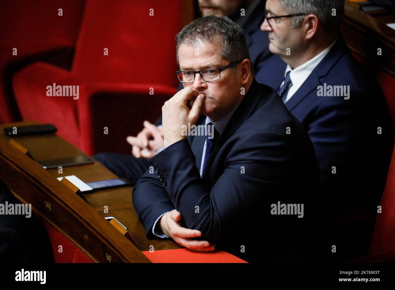 Paris, FRANCE ; SEANCE DE QUESTIONS AU GOUVERNEMENT DANS L' HEMICYCLE DE L' ASSEMBLEE NATIONALE ...