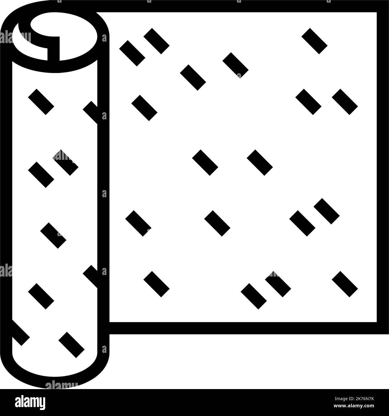 denim fabric line icon vector illustration Stock Vector Image & Art - Alamy