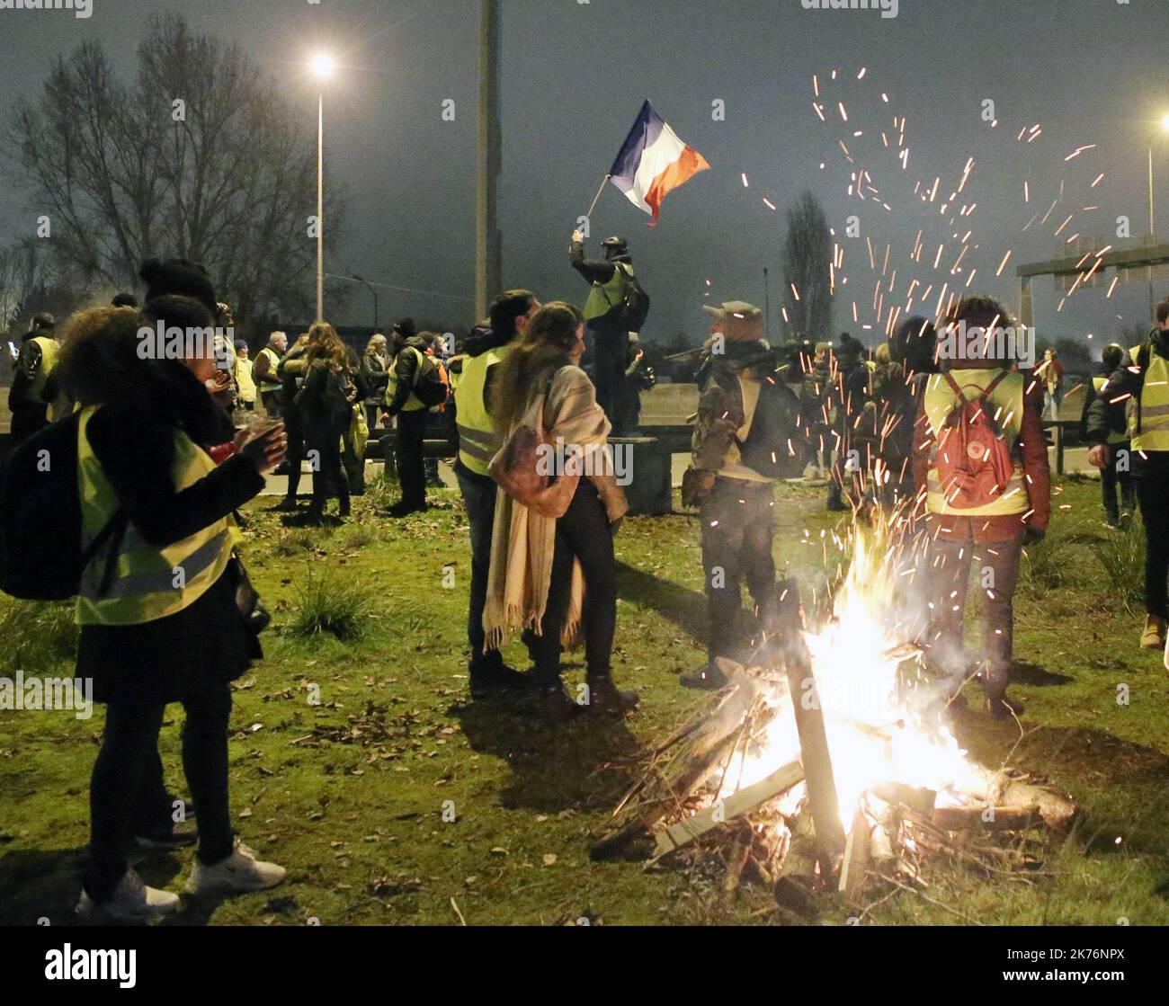 ©PHOTOPQR/SUD OUEST/ Theillet Laurent ; MANIFESTAION GILETS JAUNES 31 ...