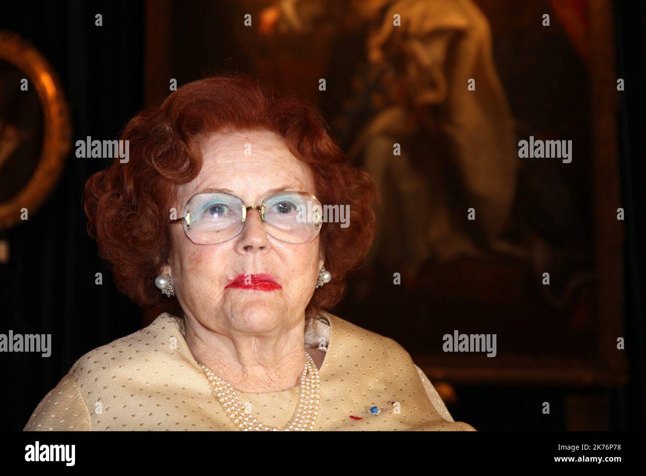 Jeanne Augier, the owner of the Nice palace Le Negresco, emblematic ...