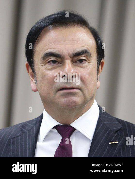 Former Nissan Motor Co Chairman Carlos Ghosn Seen In This File Photo