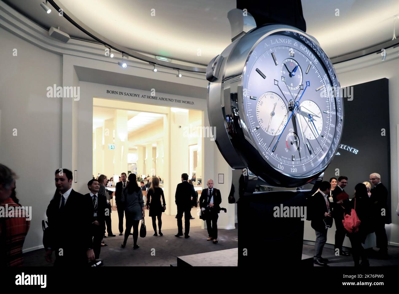 International Exhibition of Luxury Watches, Geneva Stock Photo - Alamy