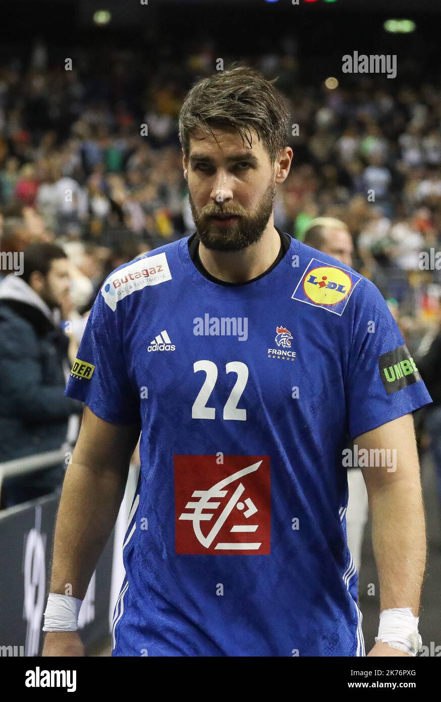 Luka Karabatic (France) during the IHF Men's World Championship 2019 ...