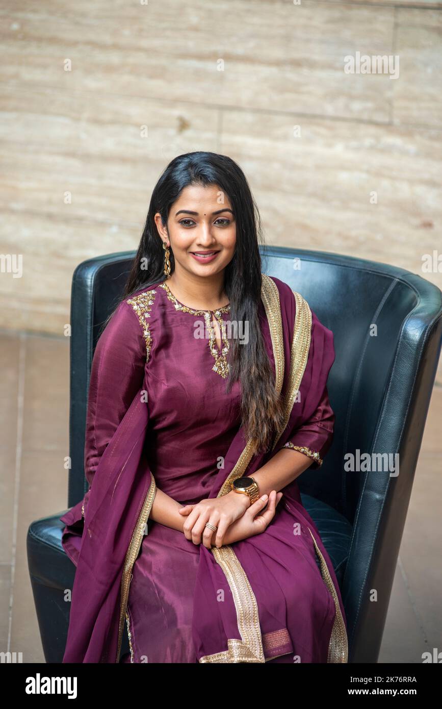 New Delhi, India. 17th Oct, 2022. Indian actress Sonal Monteiro poses ...