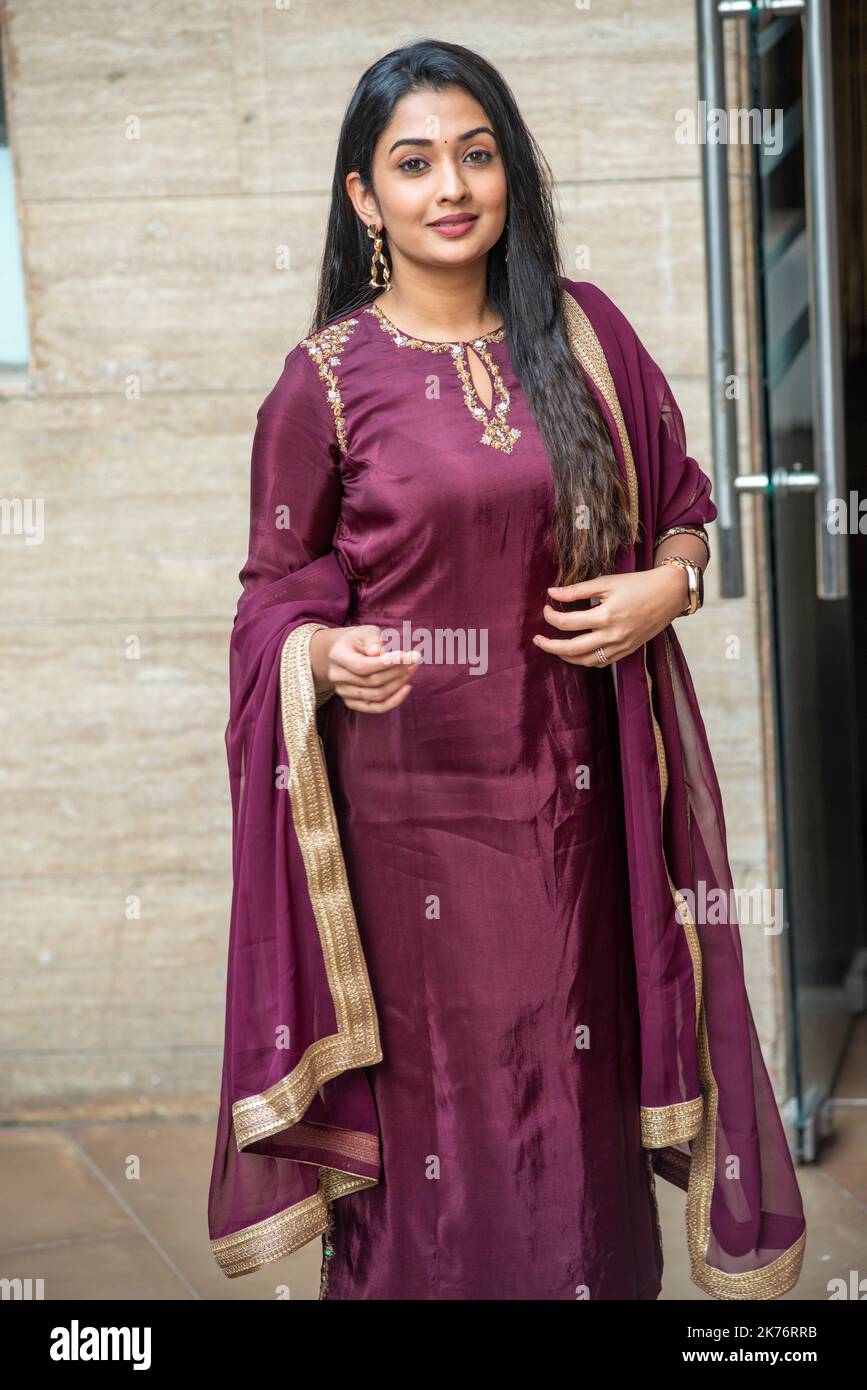 New Delhi, India. 17th Oct, 2022. Indian actress Sonal Monteiro poses ...