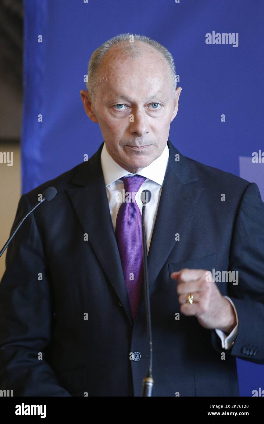 Thierry Bollore Deputy General Manager of the Renault Group at a joint ...