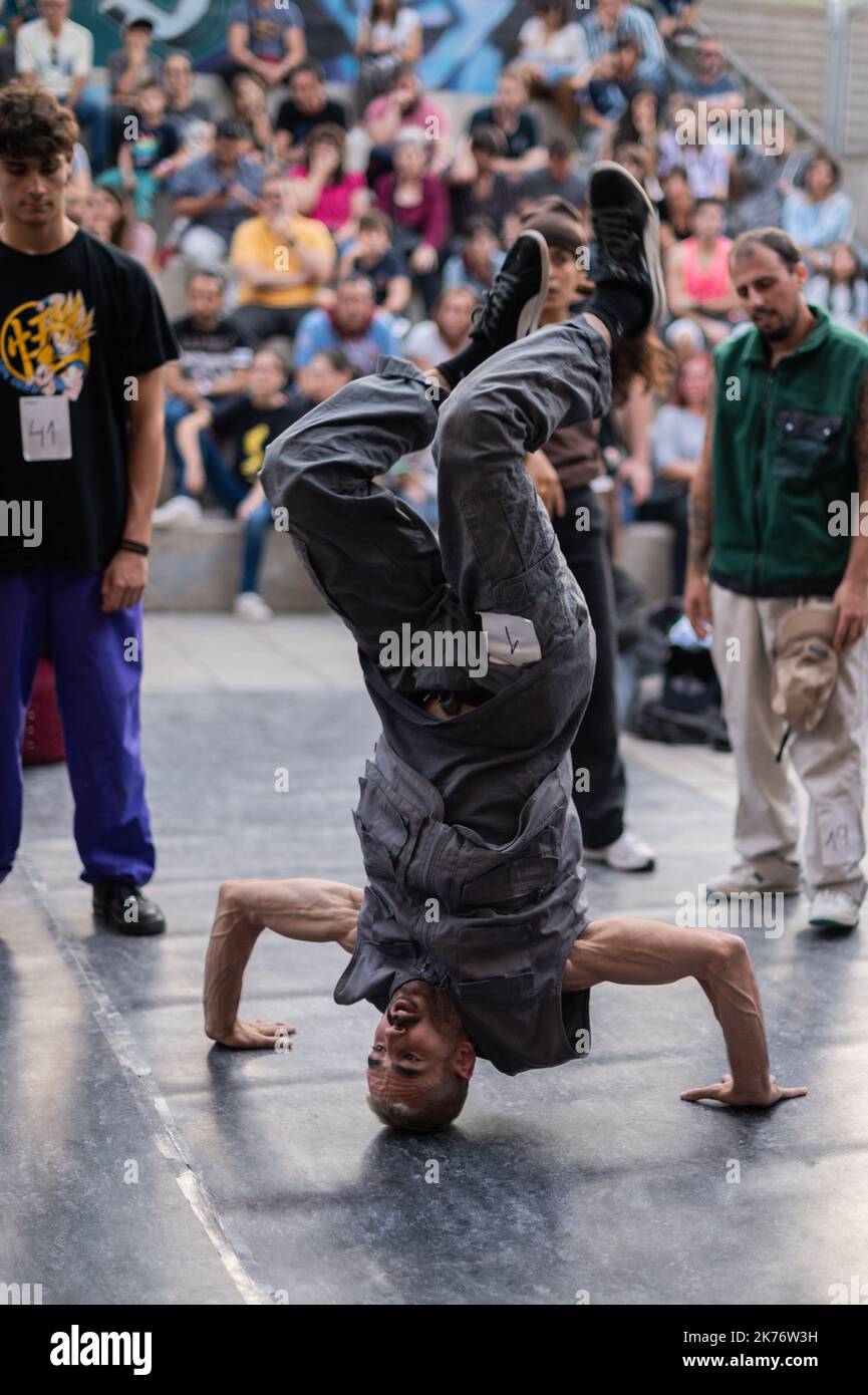 AC Versus Breakdance National Championship, Zaragoza, Spain Stock Photo ...
