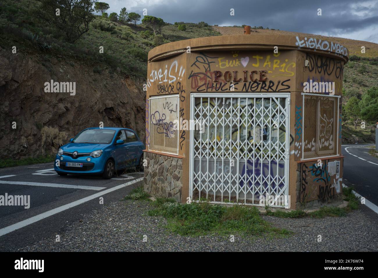 Franco spanish border hi-res stock photography and images - Alamy