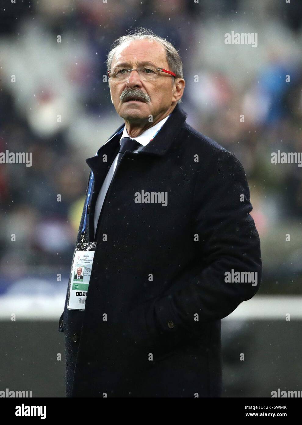 JACQUES BRUNEL during the Six Nations Round 1 rugby match between ...