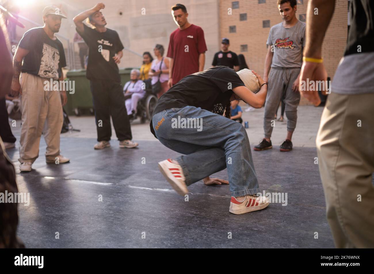 AC Versus Breakdance National Championship, Zaragoza, Spain Stock Photo ...