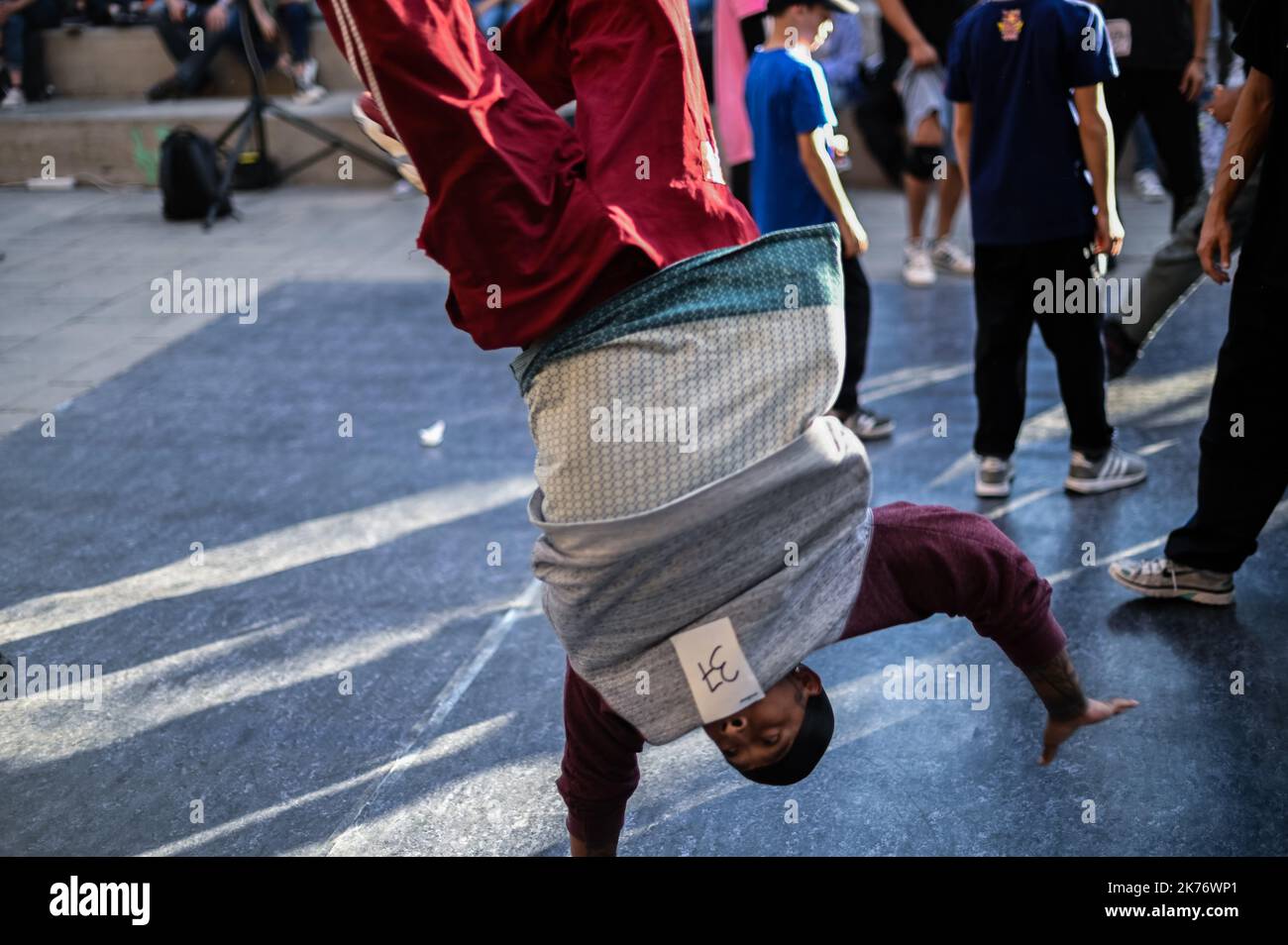 AC Versus Breakdance National Championship, Zaragoza, Spain Stock Photo ...