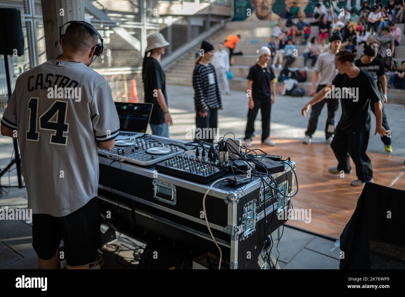 AC Versus Breakdance National Championship, Zaragoza, Spain Stock Photo ...