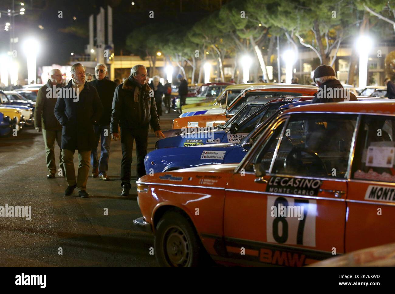 Monte Carlo historic rally Stock Photo - Alamy