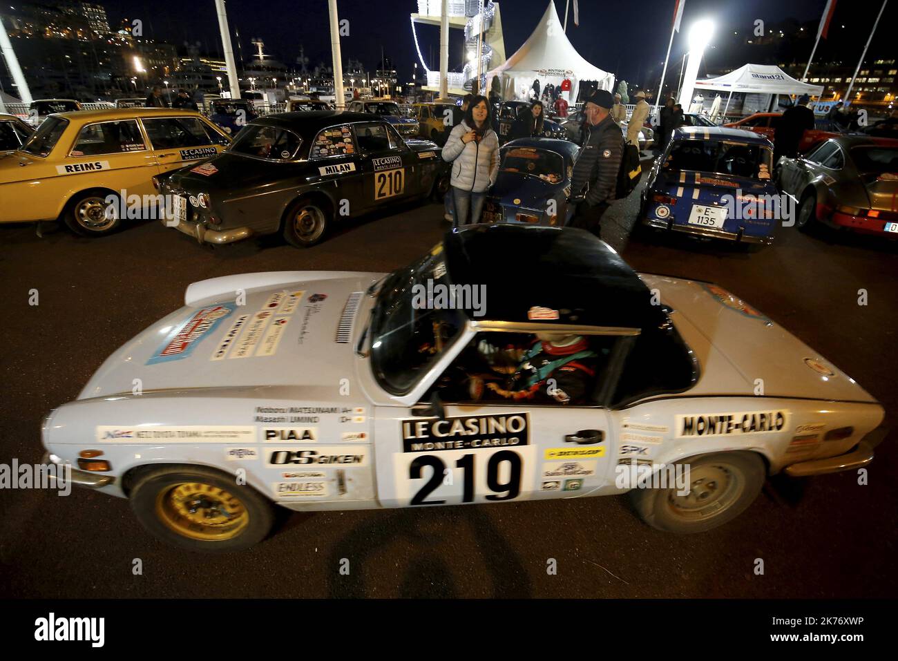 Monte Carlo historic rally Stock Photo - Alamy