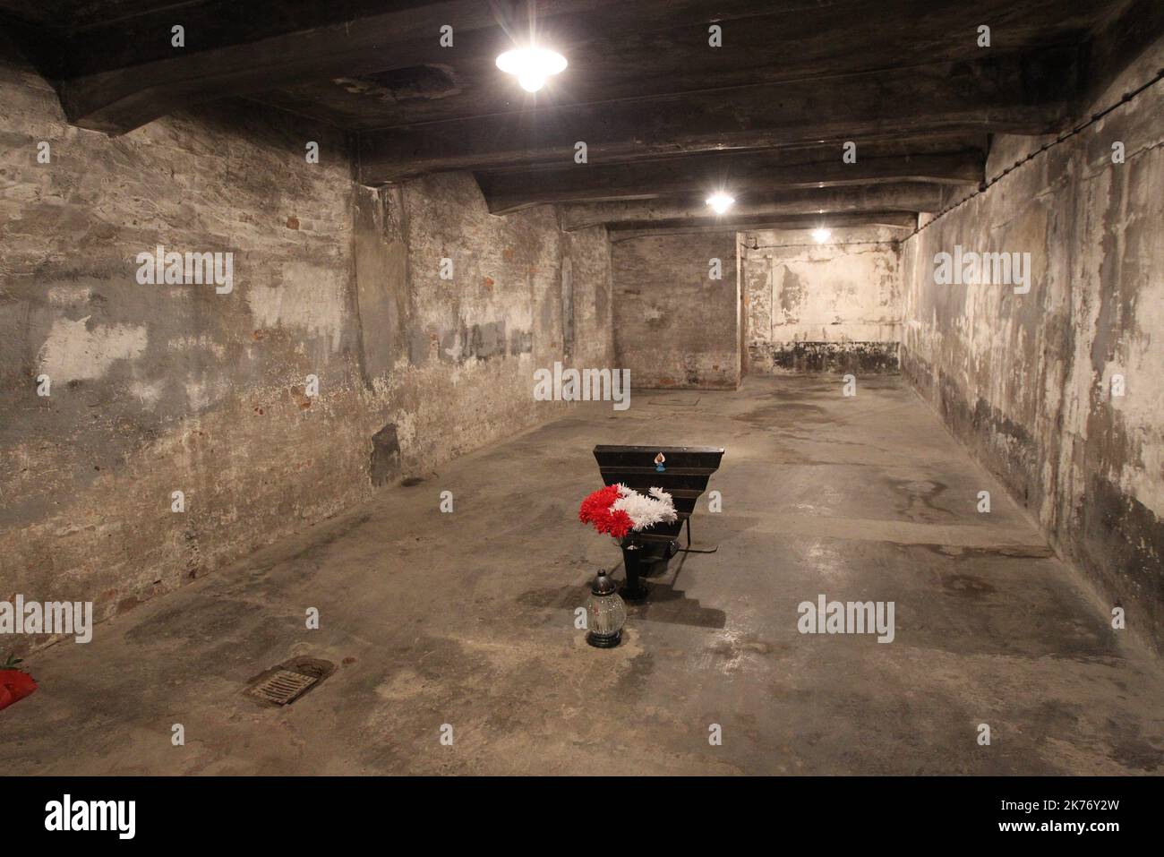 The Auschwitz concentration camp in Oswiecim (Auschwitz) in Poland ...