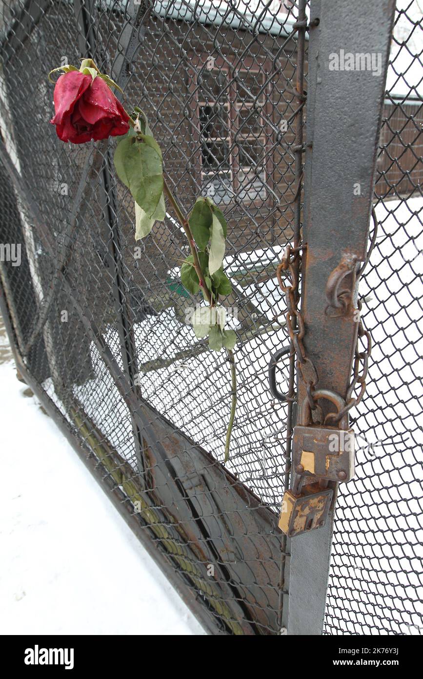 The Auschwitz concentration camp in Oswiecim (Auschwitz) in Poland ...