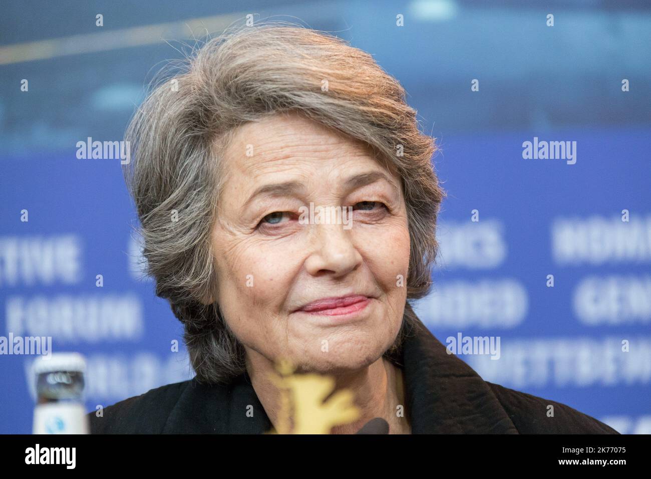 British actress Charlotte Rampling, who is to be awarded with an ...