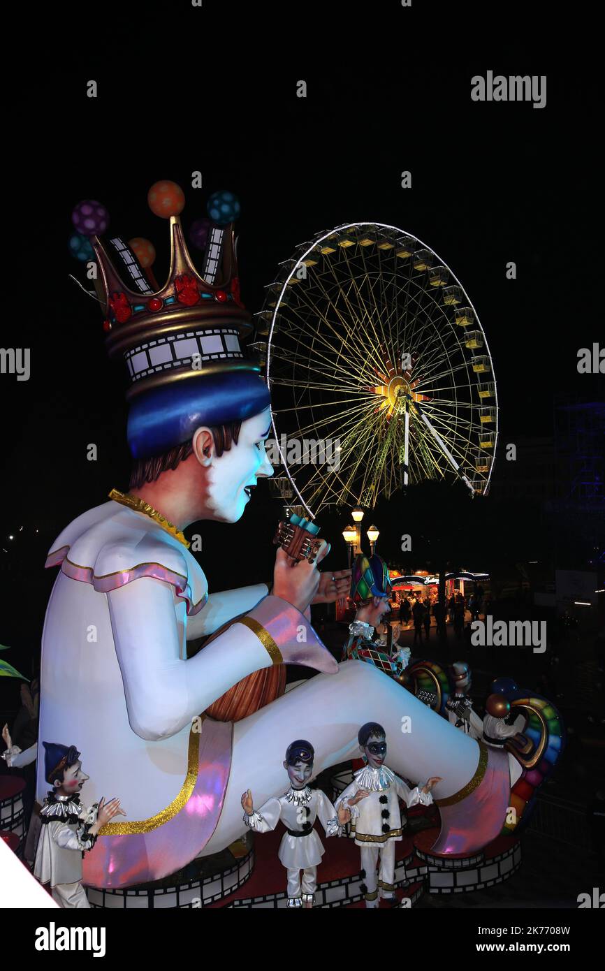 A view of floats during the Nice carnival 2018©Sylvestre/MAXPPP - Nice ...