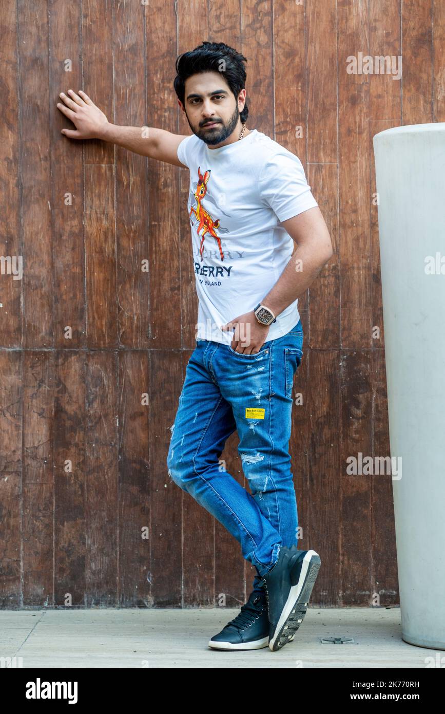 New Delhi, India. 17th Oct, 2022. Zaid Khan debut actor poses for ...