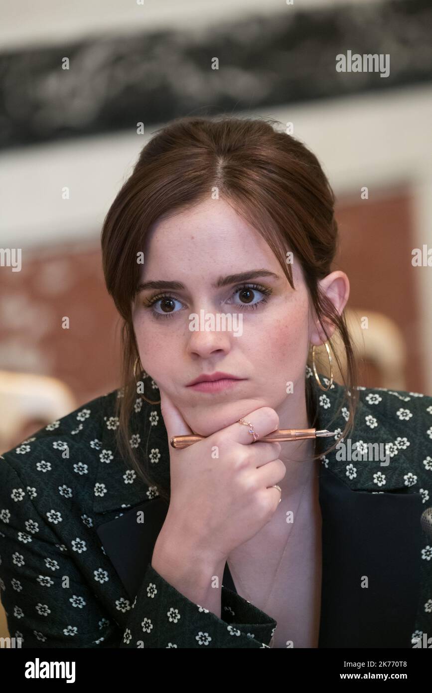 Emma Watson. First meeting of the Gender Equality Avisory Council (G7 ...