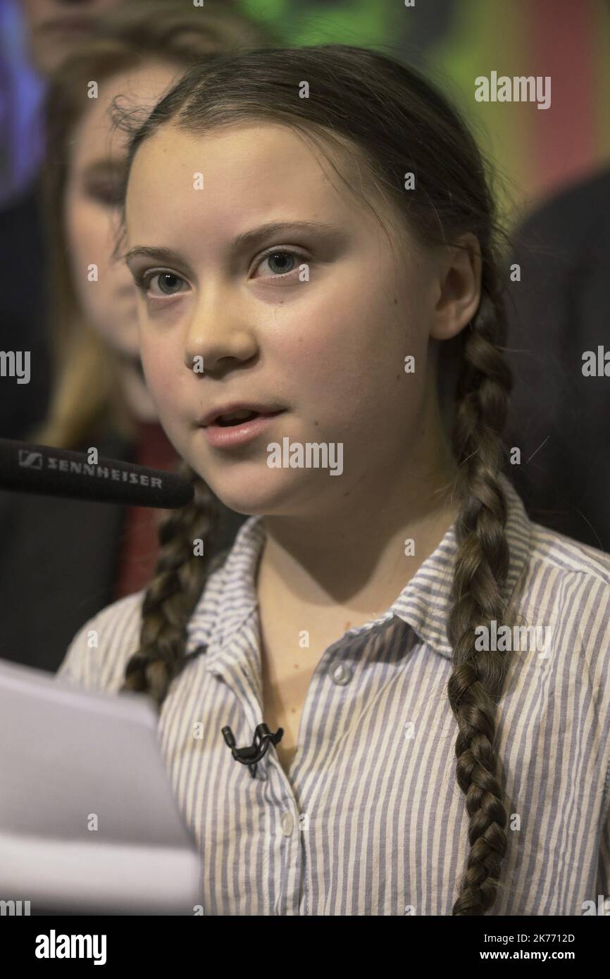 Greta Thunberg, a Swedish political activist working to stop global ...