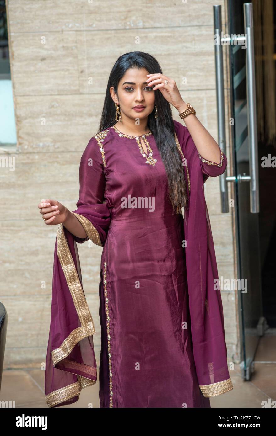 New Delhi, India. 17th Oct, 2022. Indian actress Sonal Monteiro poses ...
