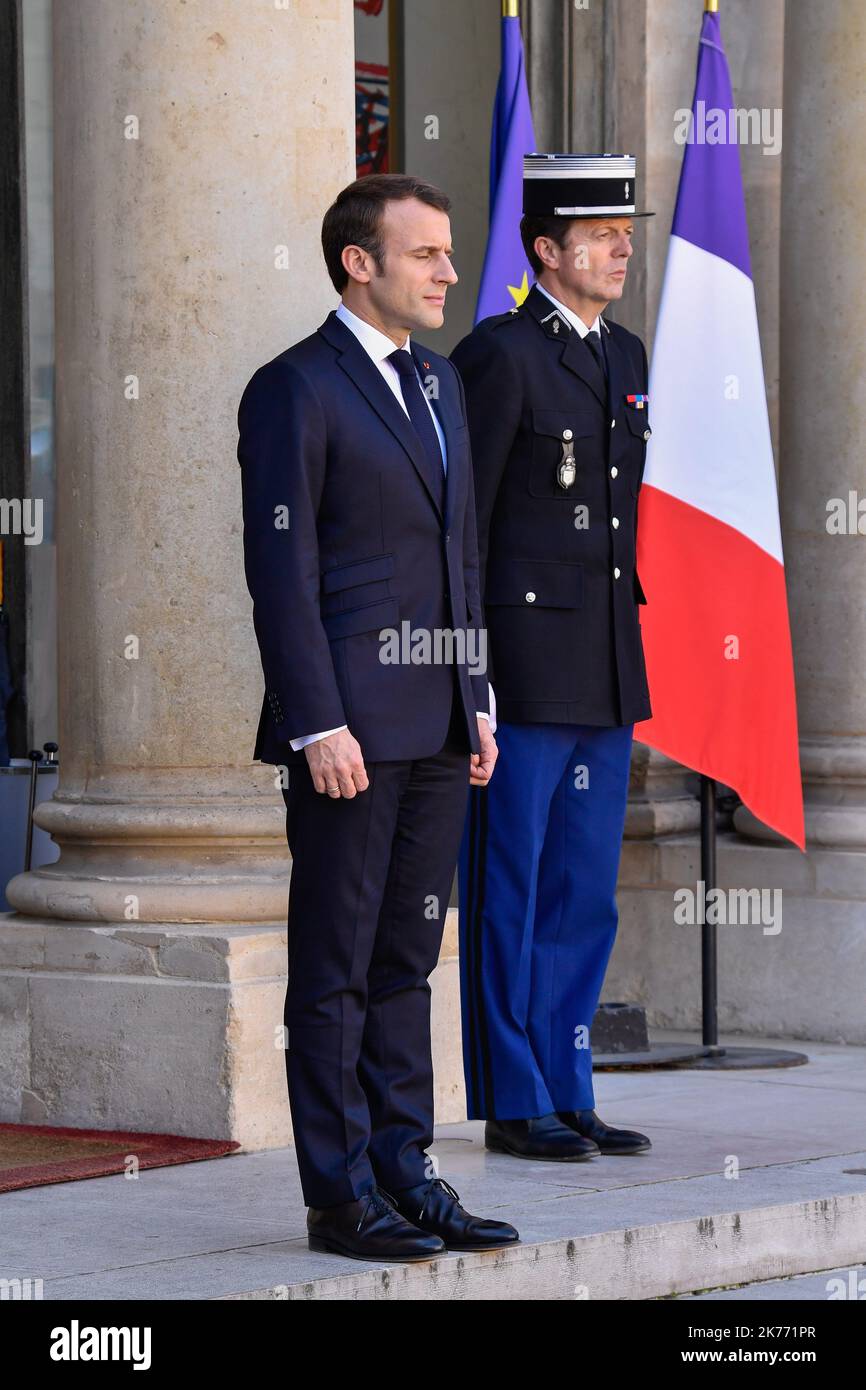 Dallemagne elysee emmanuel macron france palais de lelysee hi-res stock ...