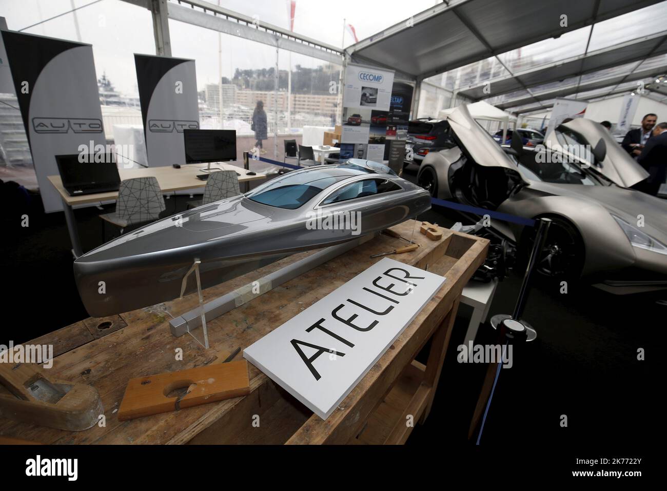 Monaco International Automotive Fair Stock Photo - Alamy