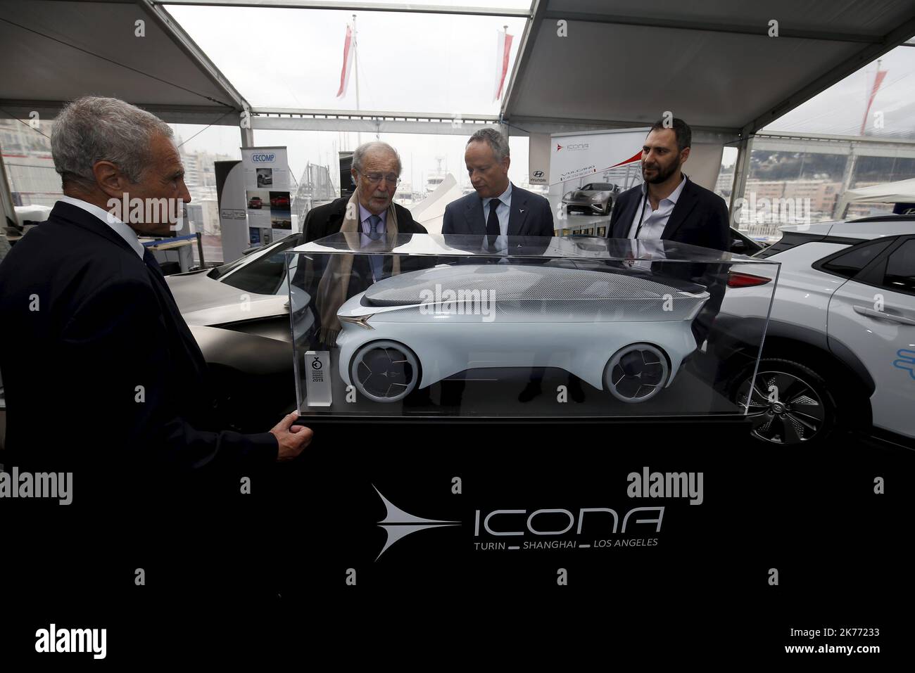 Monaco International Automotive Fair Stock Photo - Alamy