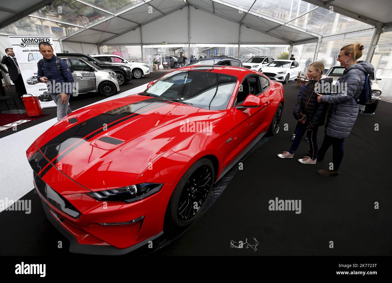 Monaco International Automotive Fair Stock Photo - Alamy