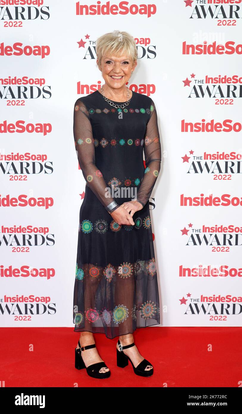 Gillian Wright at the Inside Soap Awards at 100 Wardour Street in London. Picture date: Monday ...