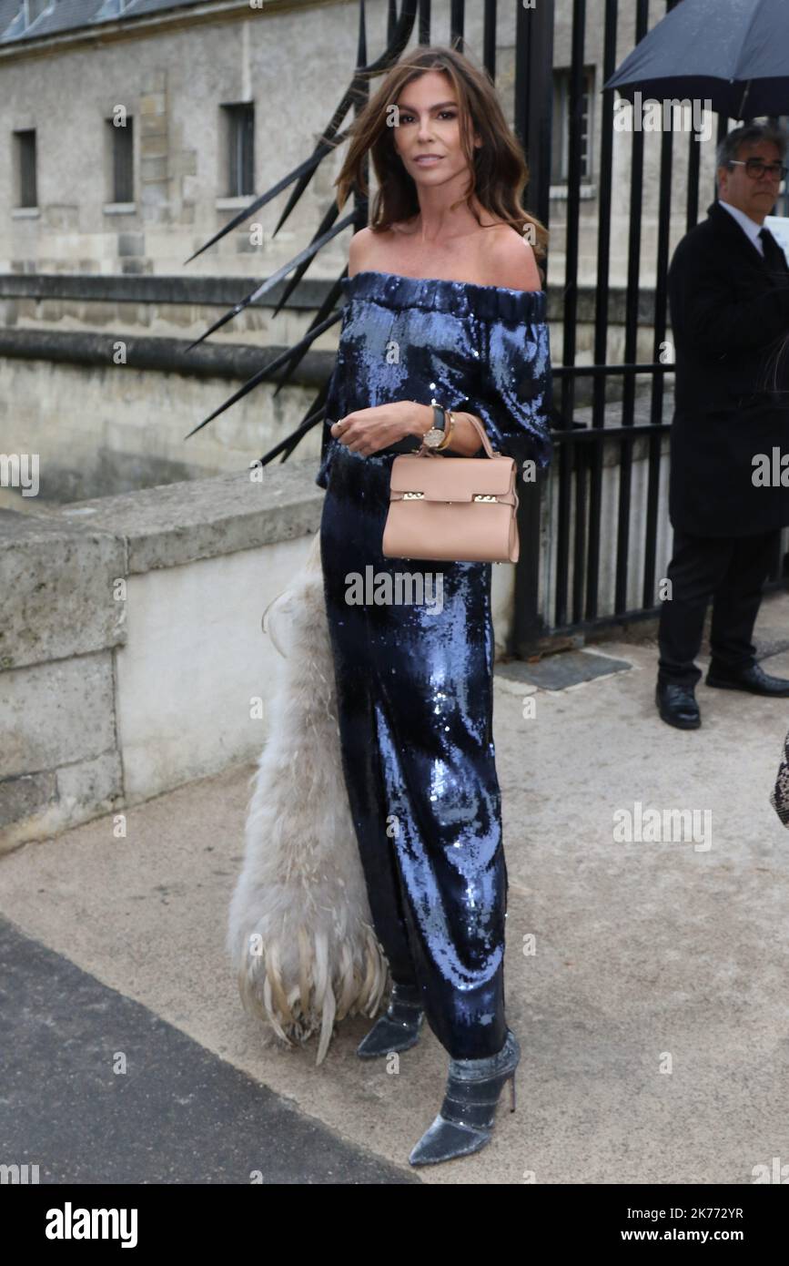 Christina Pitanguy attending the Valentino fashion show as part of ...