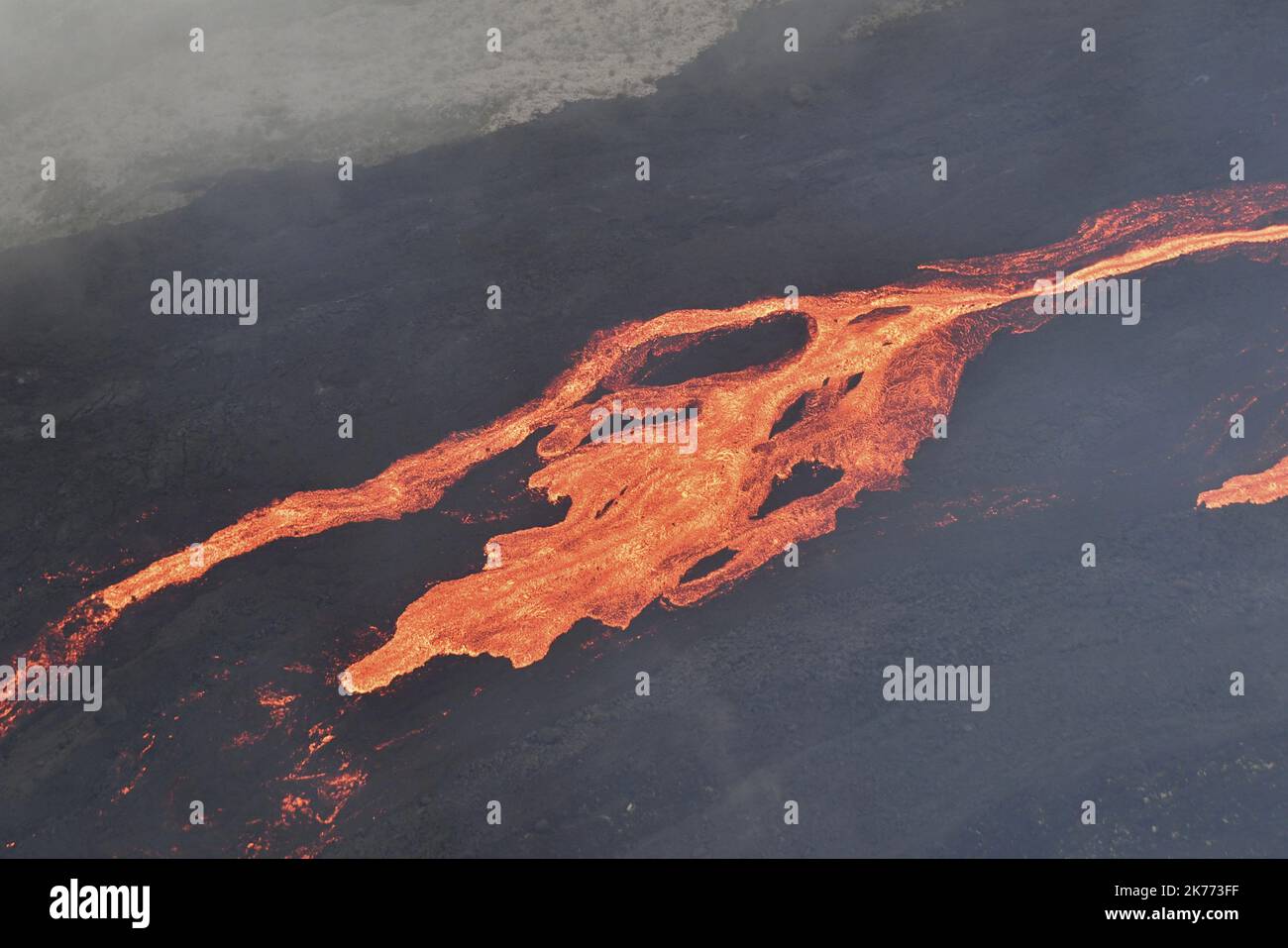 volcanic eruption on La Reunion, on march 7th 2019 Stock Photo - Alamy