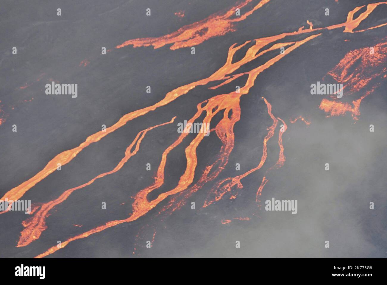volcanic eruption on La Reunion, on march 7th 2019 Stock Photo - Alamy