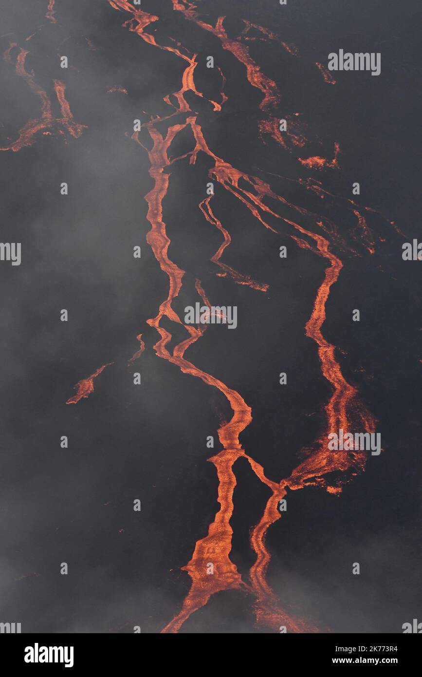 volcanic eruption on La Reunion, on march 7th 2019 Stock Photo - Alamy