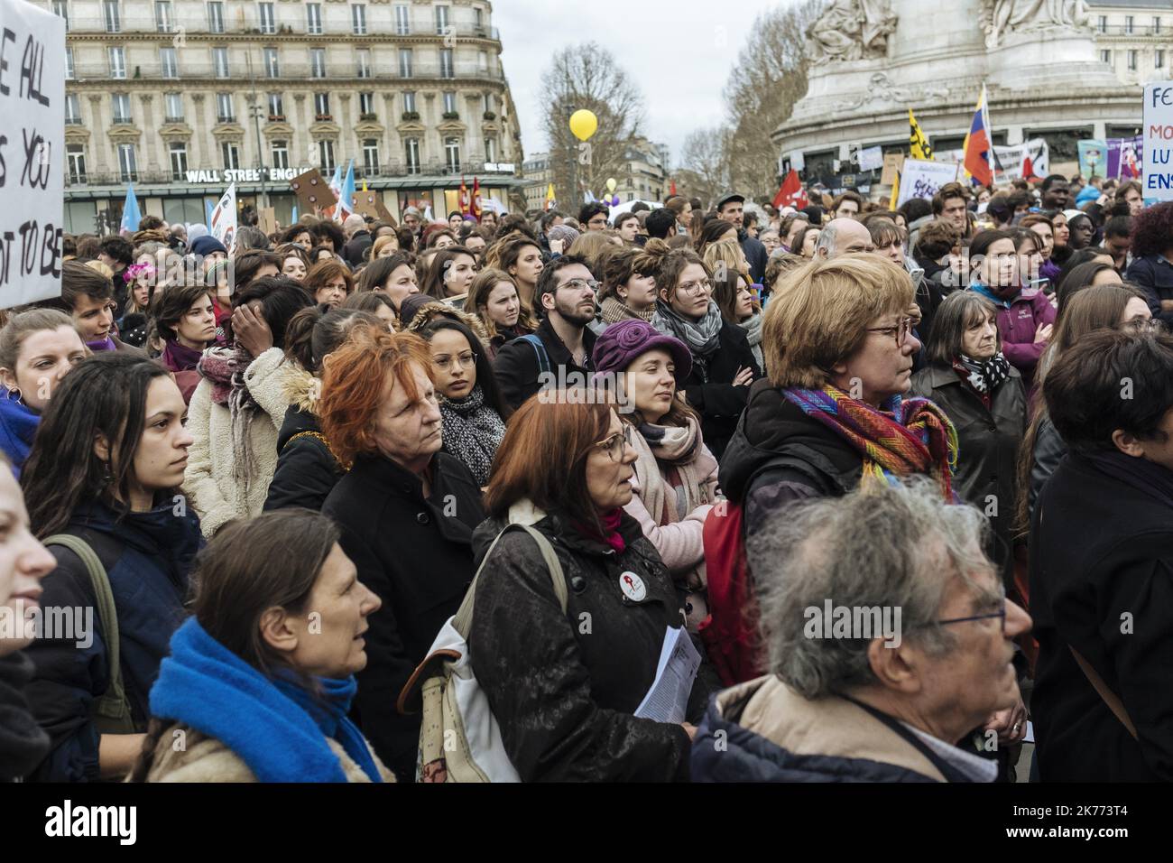 International Women's Day in Paris Stock Photo - Alamy