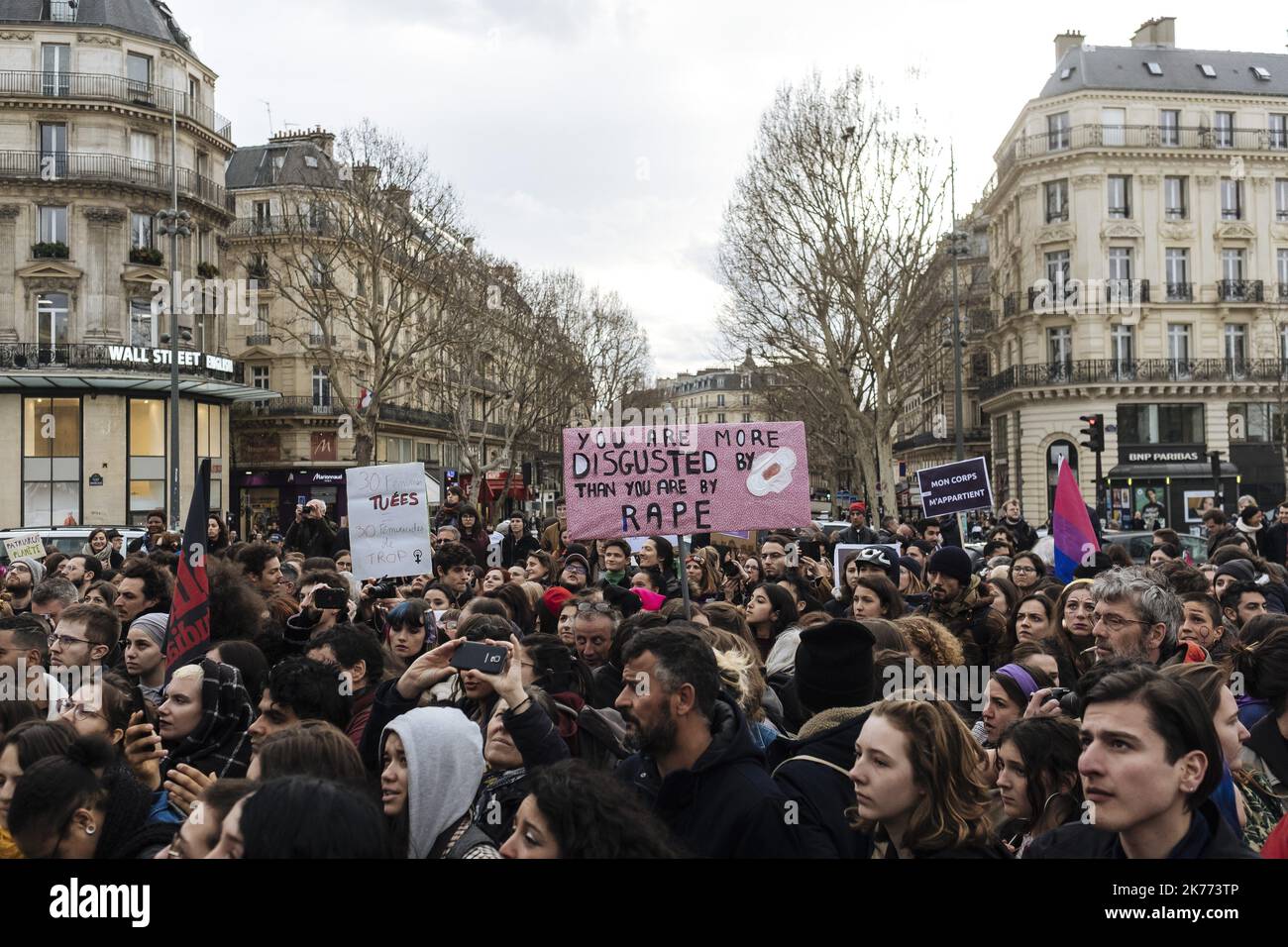 International Women's Day in Paris Stock Photo - Alamy