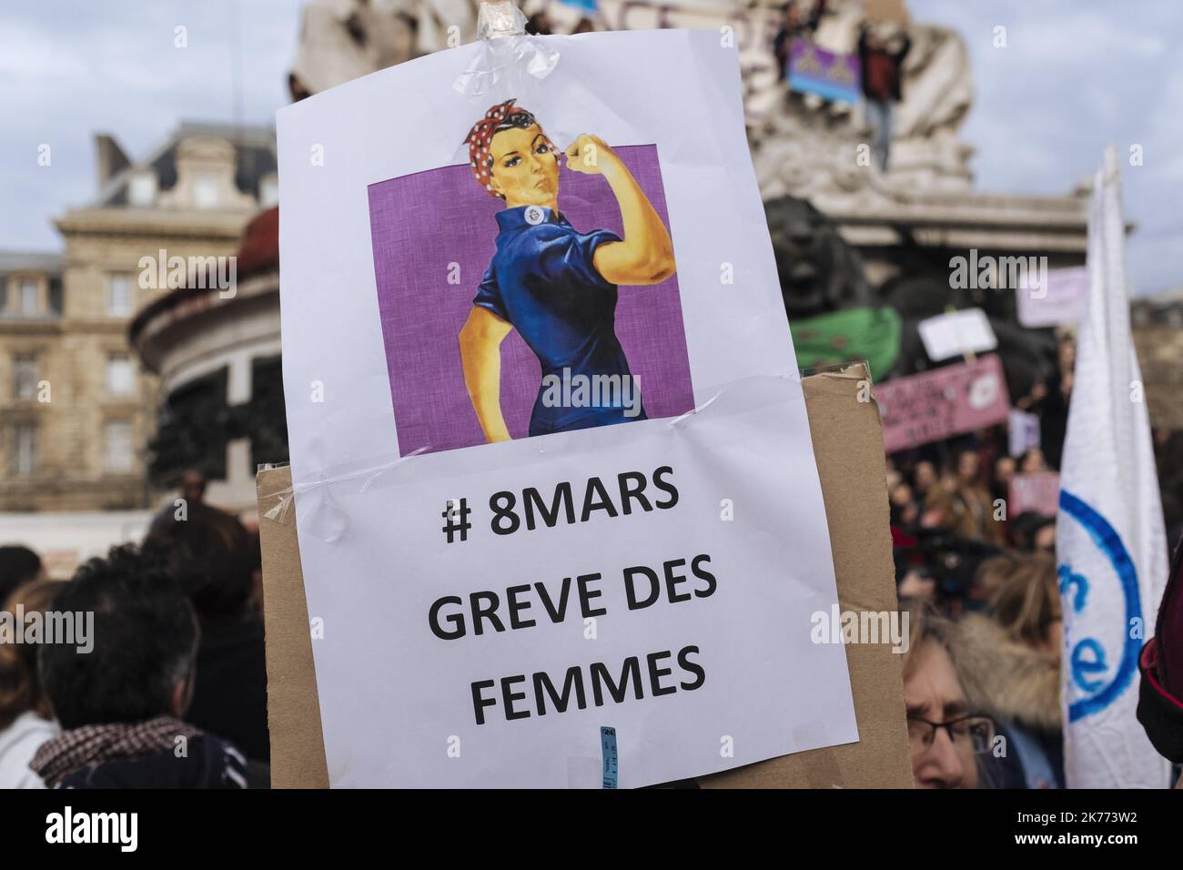 International Women's Day in Paris Stock Photo - Alamy