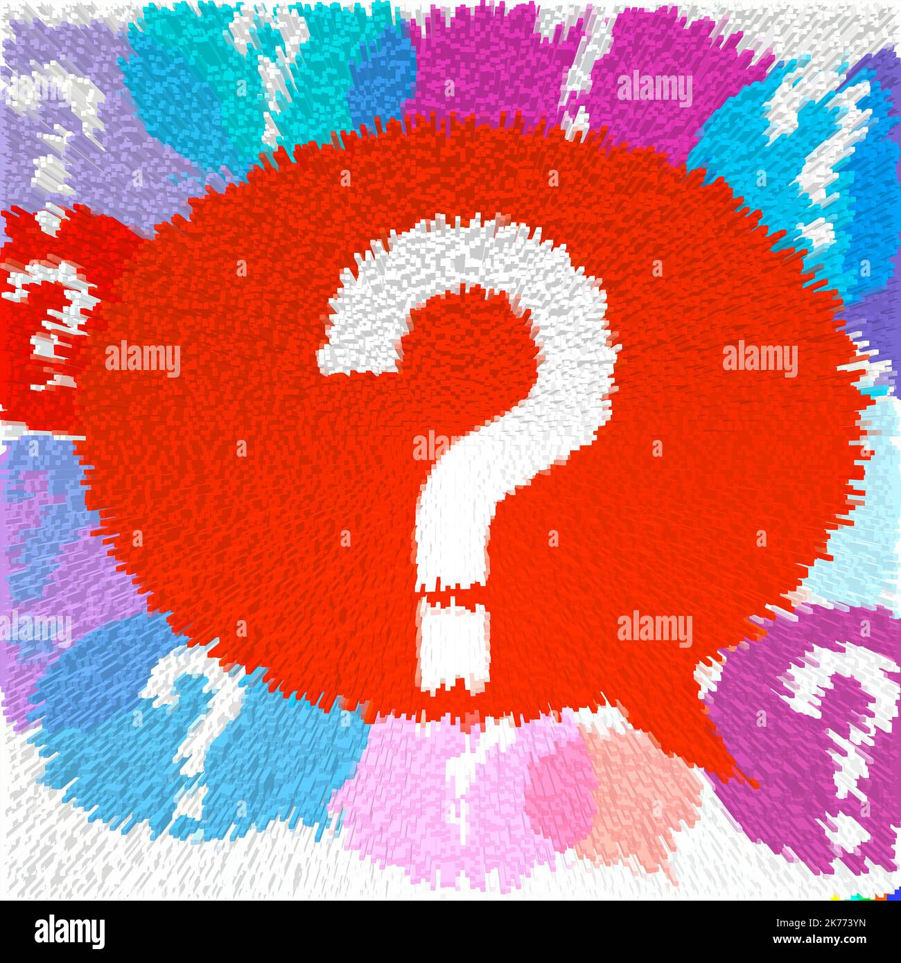 light bulb and question Stock Photo - Alamy