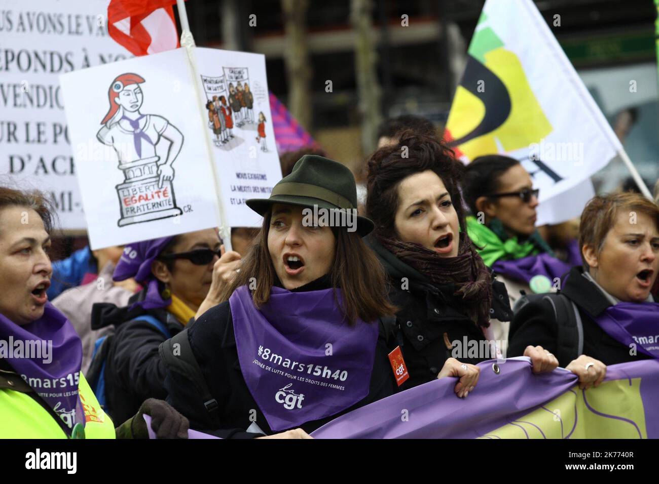 Yellow vest protest in France Stock Photo - Alamy