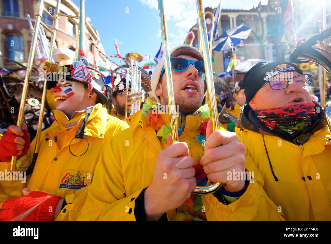People taking part in Dunkirk Carnival Stock Photo - Alamy