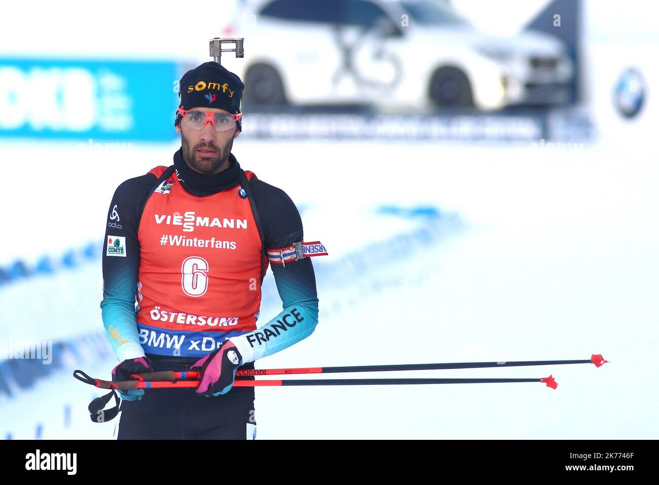 Martin Fourcade (FRA) at the IBU World Championships Biathlon 2019 ...