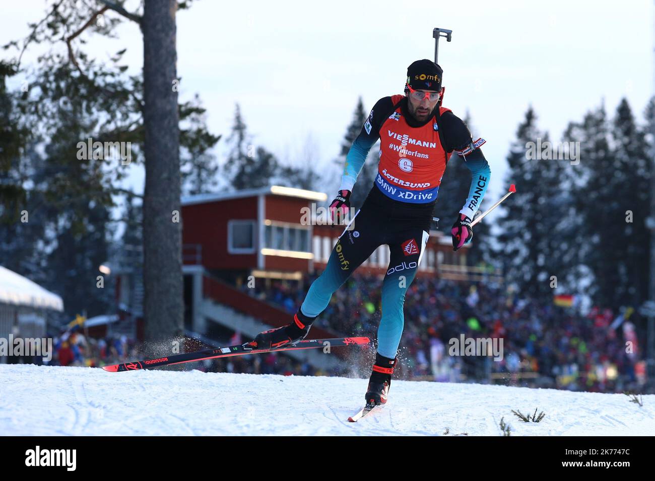 Martin Fourcade (FRA) at the IBU World Championships Biathlon 2019 ...