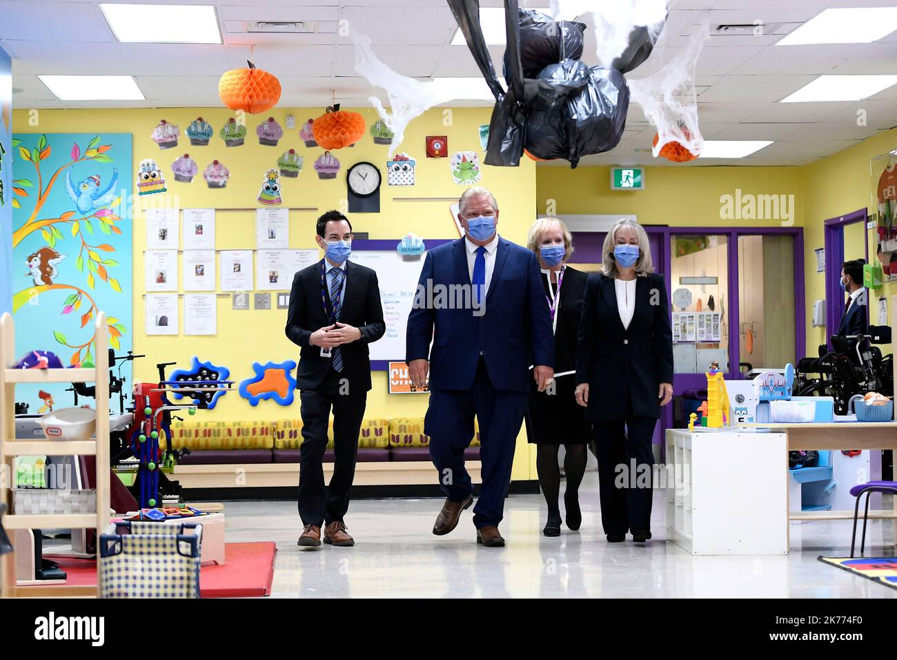 Ontario Premier Doug Ford and Minister of Children, Community and Social Services Merrilee ...