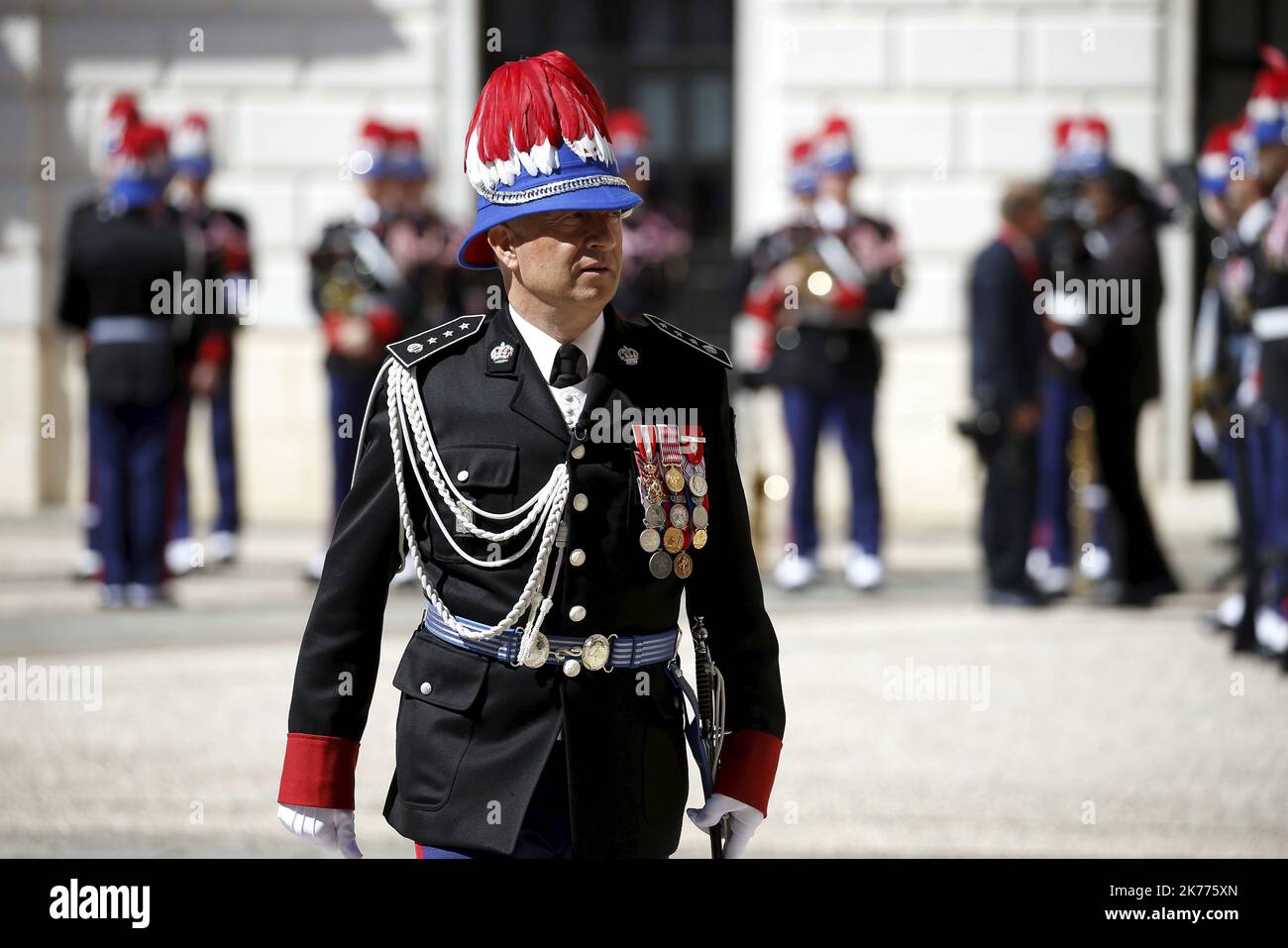 Prince Albert II of Monaco and his wife Princess Charlene welcome ...