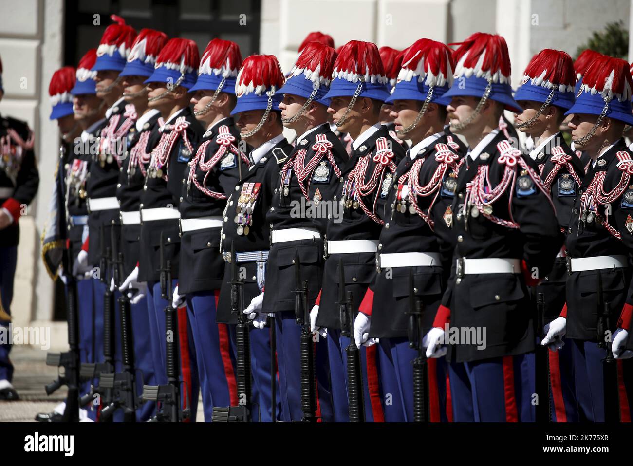 Prince Albert II of Monaco and his wife Princess Charlene welcome ...