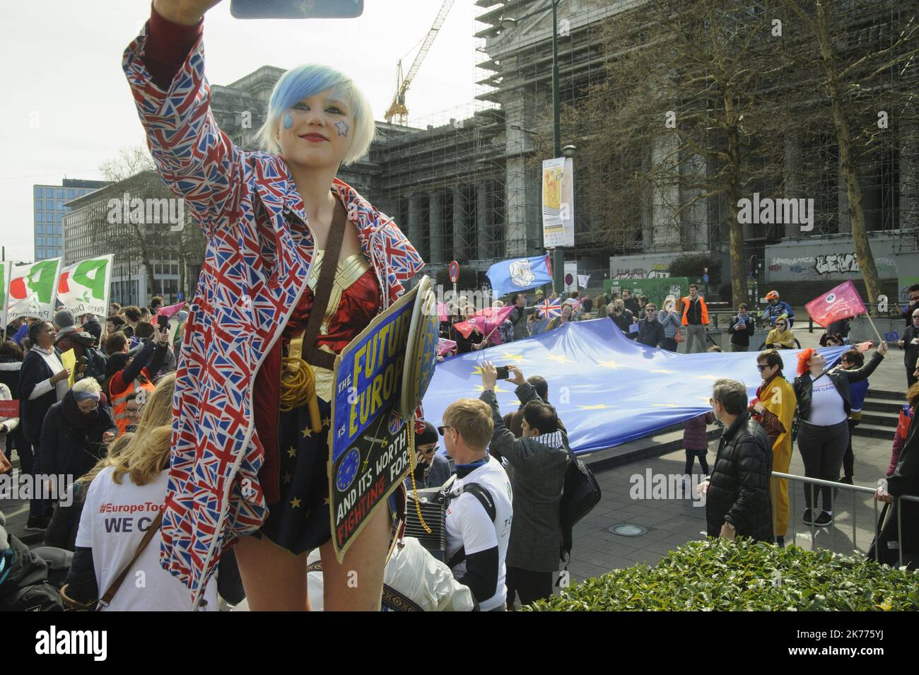 March for Europe took place in Brussels, at the call of numerous groups ...