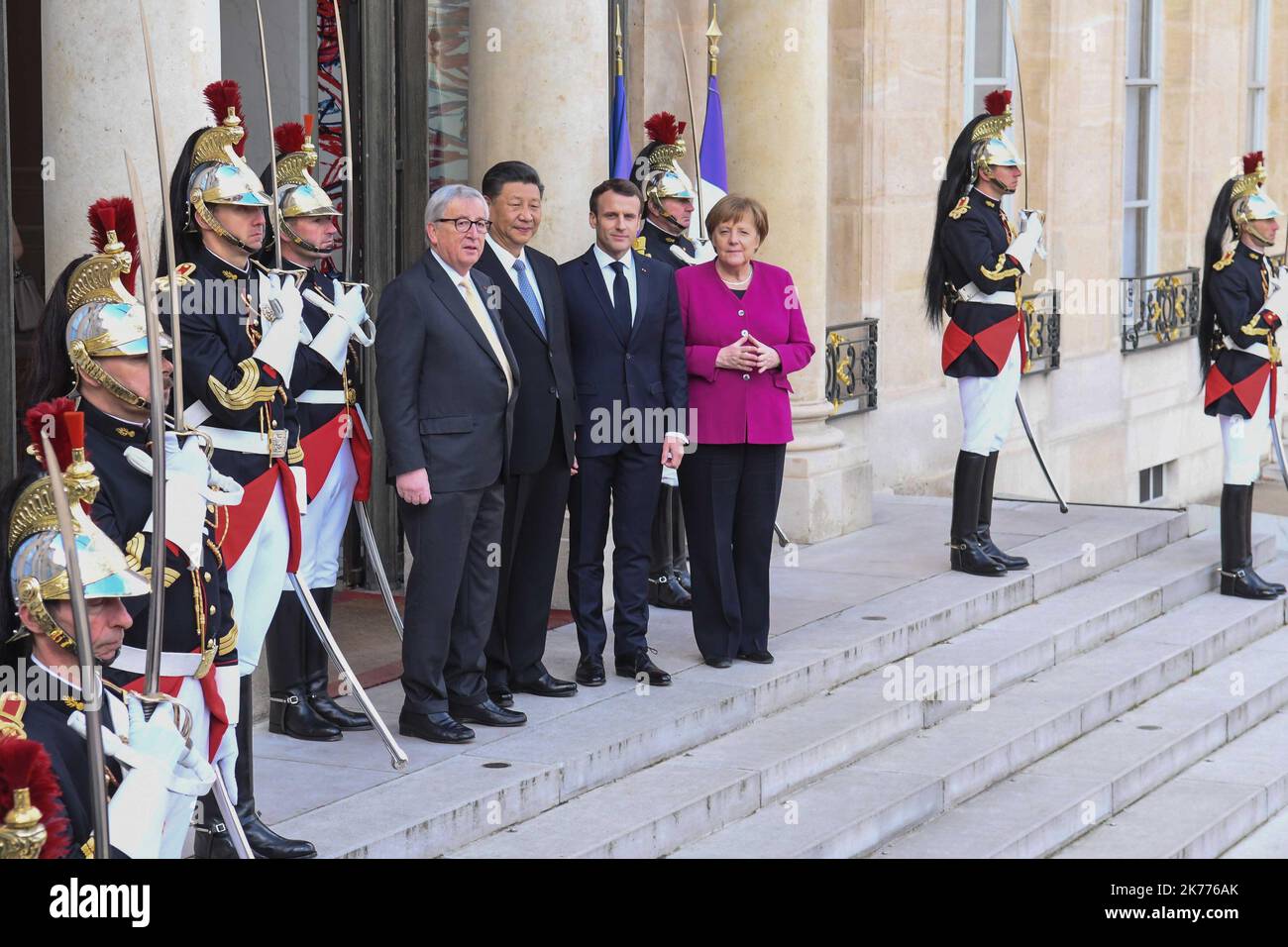 Emmanuel macron xi jinping hi-res stock photography and images - Alamy